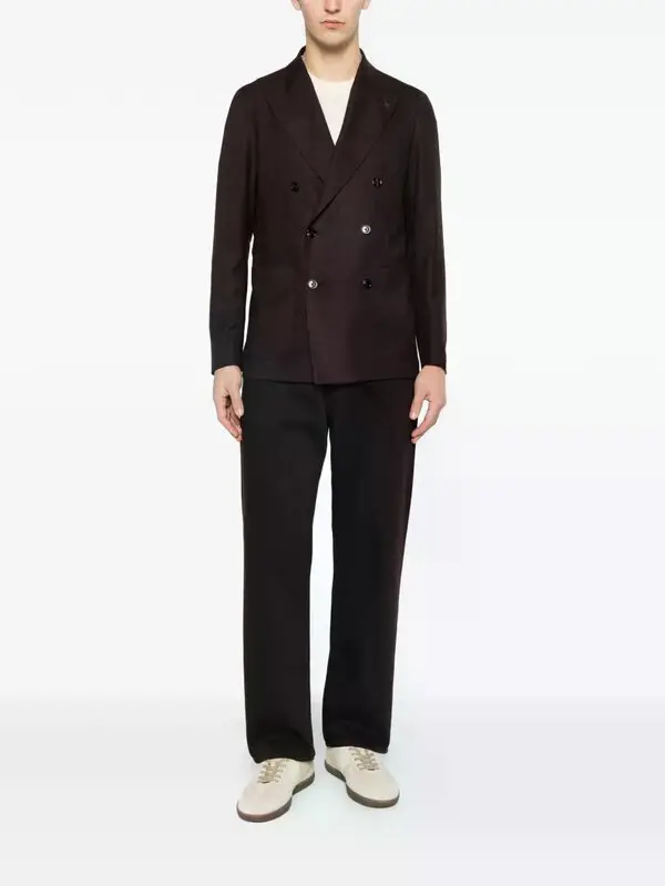 Tagliatore Double-breasted Peak-lapel Blazer