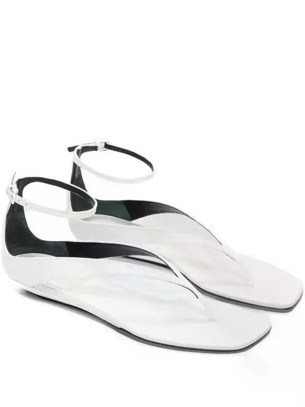 Loulou De Saison Niham Ankle-strap Sandals - White