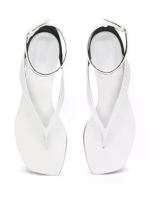 Loulou De Saison Niham Ankle-strap Sandals - White