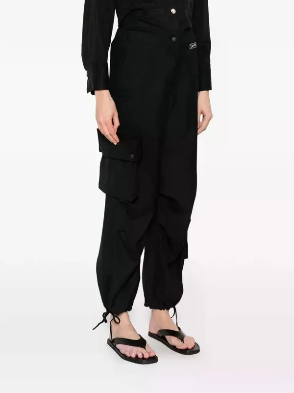 Erika Cavallini Button-fastening Cargo Pants