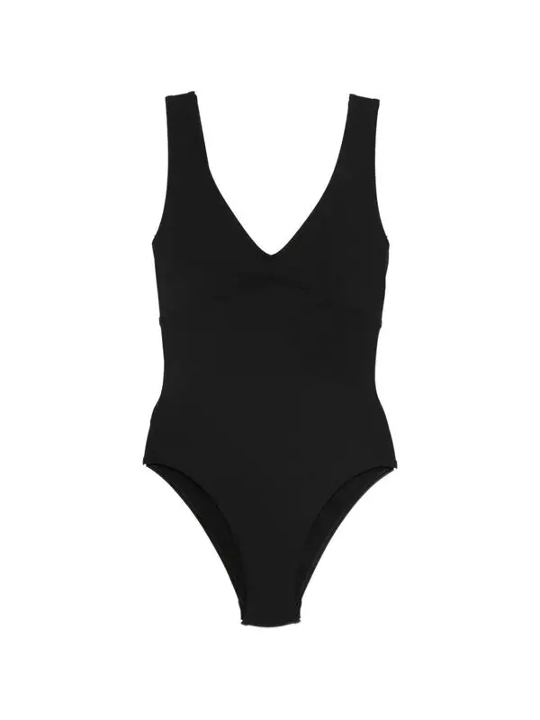 ERES V-neck One-piece Swimsuit - Black