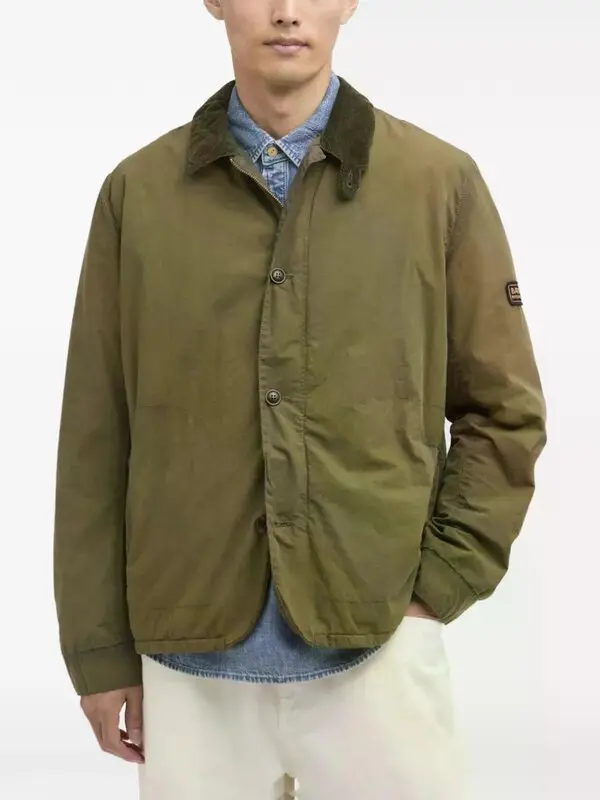 BARBOUR INTERNATIONAL Corduroy-collar Cotton Jacket