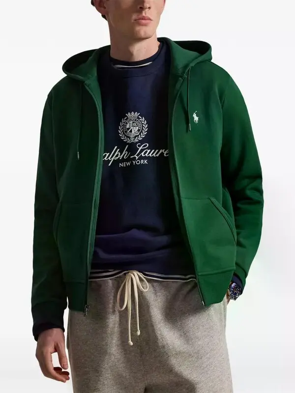 Polo Ralph Lauren Hooded Zip Up - Green