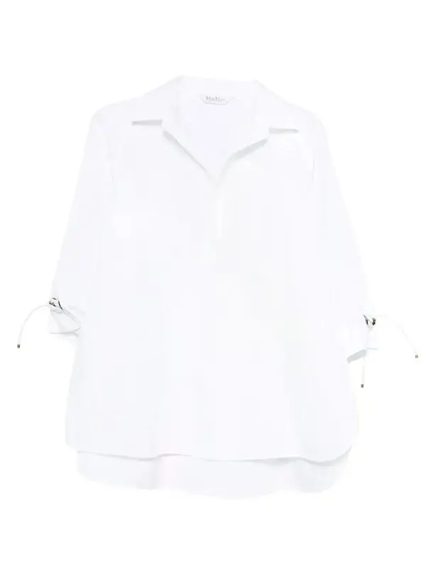 Max Mara Drawstring Layered Blouse