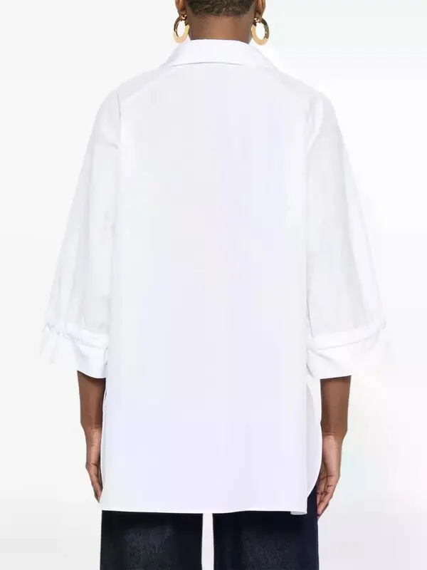 Max Mara Drawstring Layered Blouse