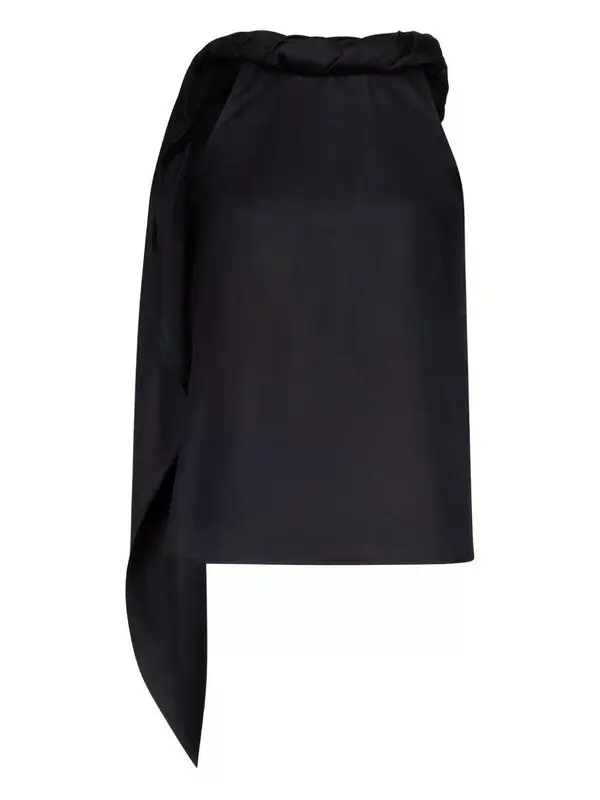 Loulou De Saison Scarf-detail Blouse - Black