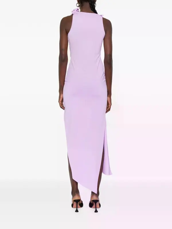 Coperni Flower Knot-detail Midi Dress