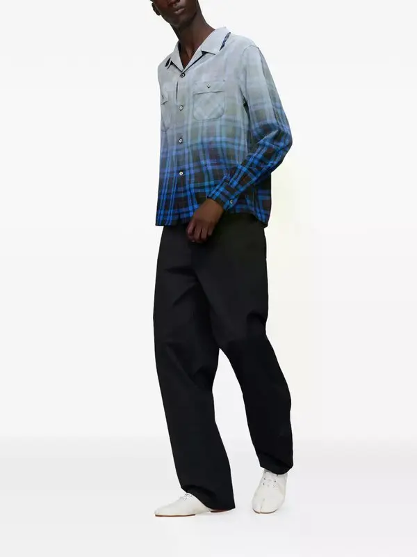 MAISON MARGIELA Plaid Gradient Shirt
