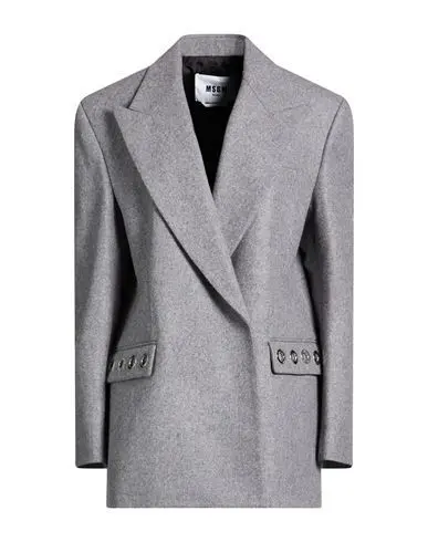 MSGM Virgin Wool Double-breasted Blazer