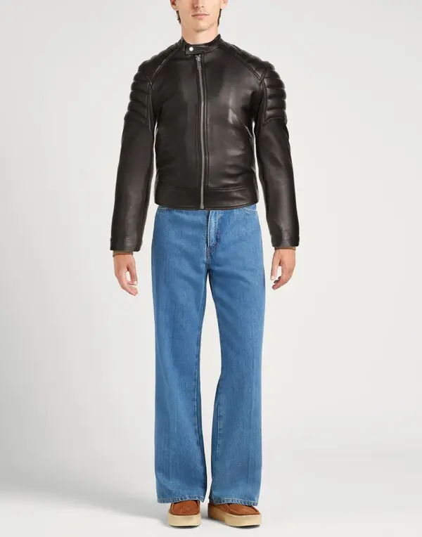 Sandro Lambskin Biker Jacket