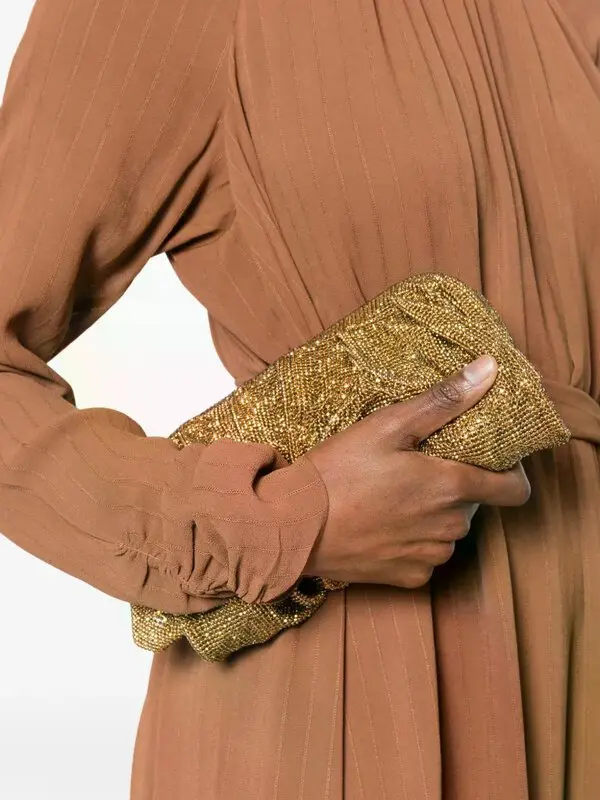 Benedetta Bruzziches Crystal Embellished Chain Tote