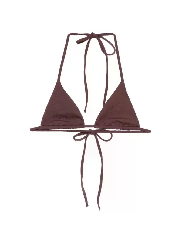 Matteau Triangle-cup Bikini Top - Purple
