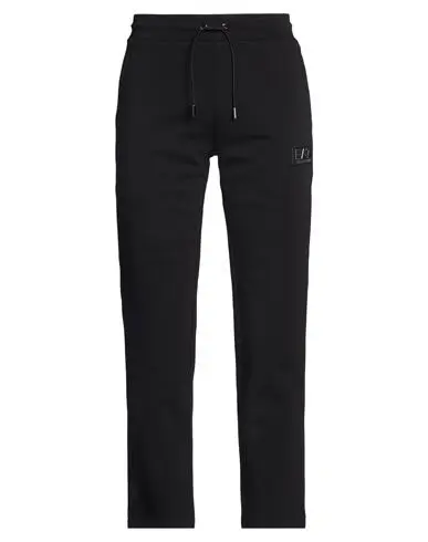 EA7 Pants Size Polyester, Cotton, Elastane - Black