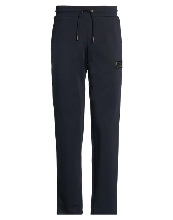 EA7 Pants Size Polyester, Cotton, Elastane - Blue