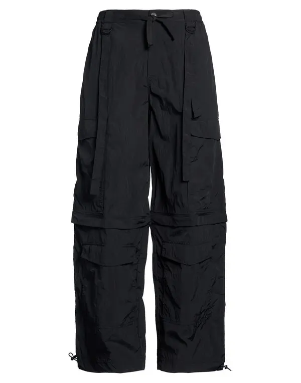 Isabel Benenato Polyamide Cargo Pants - Black