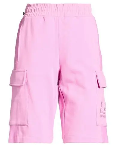 EA7 Shorts & Bermuda Shorts Fuchsia Size Cotton, Elastane - Pink