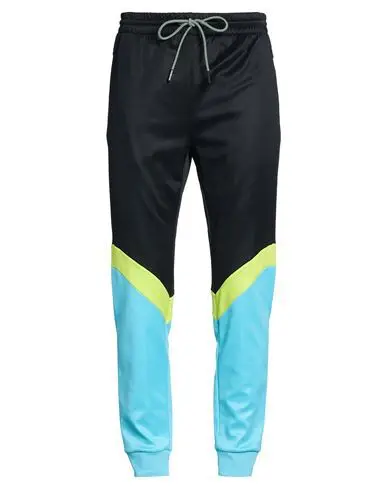 BIKKEMBERGS Pants Turquoise Size Polyester, Cotton, Elastane