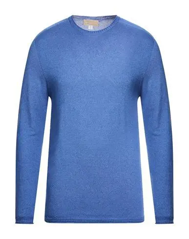 120% Lino Cashmere Crewneck Sweater - Blue