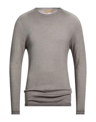 120% Lino Cashmere Crewneck Sweater - Grey