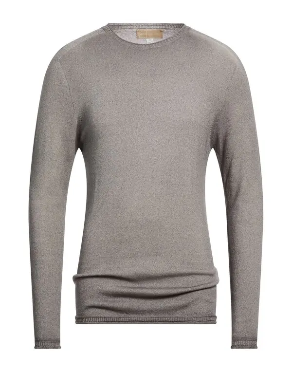 120% Lino Cashmere Crewneck Sweater - Grey