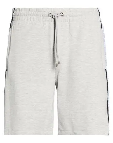 BIKKEMBERGS Light Cotton Blend Athletic Shorts - Grey
