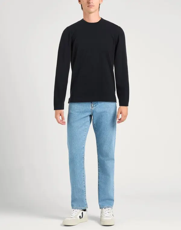 Alpha Studio Cotton-blend Sweater - Blue