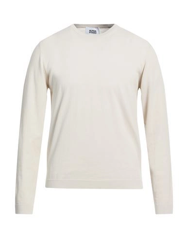 Alpha Studio Sweater In Cotton And Polyester - Grey
