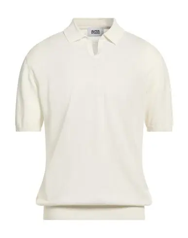 Alpha Studio Cotton Knit Top - Cream