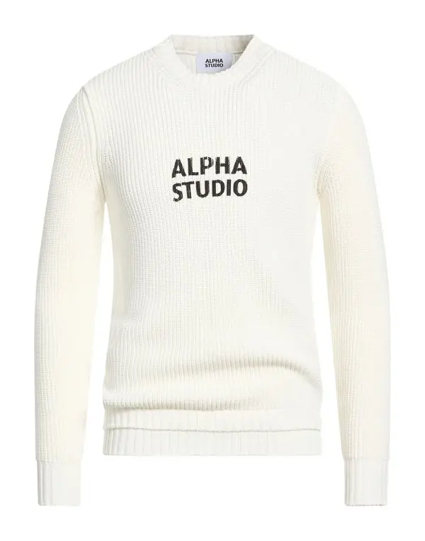 Alpha Studio Sweater Size Cotton, Polyamide
