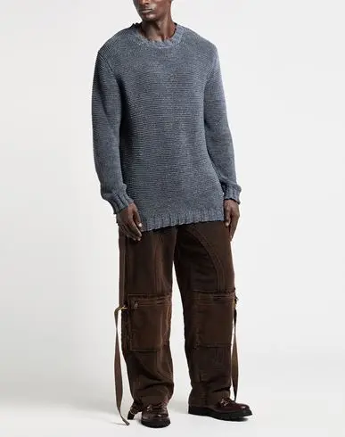 Alpha Studio Knitted Crewneck Sweater