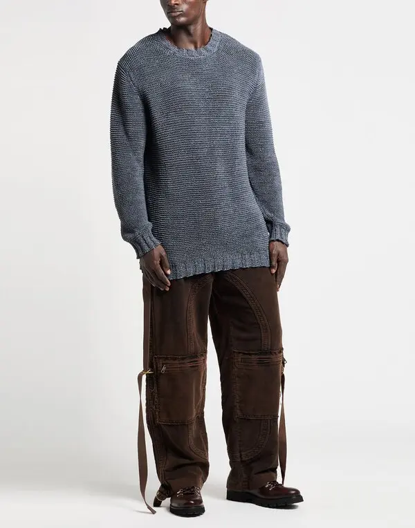Alpha Studio Knitted Crewneck Sweater