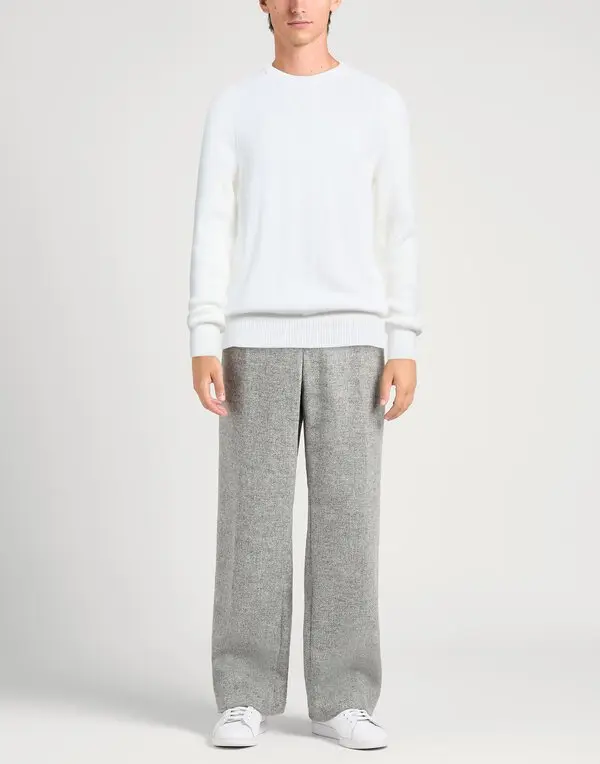 Alpha Studio Cotton Crewneck Sweater - Ivory