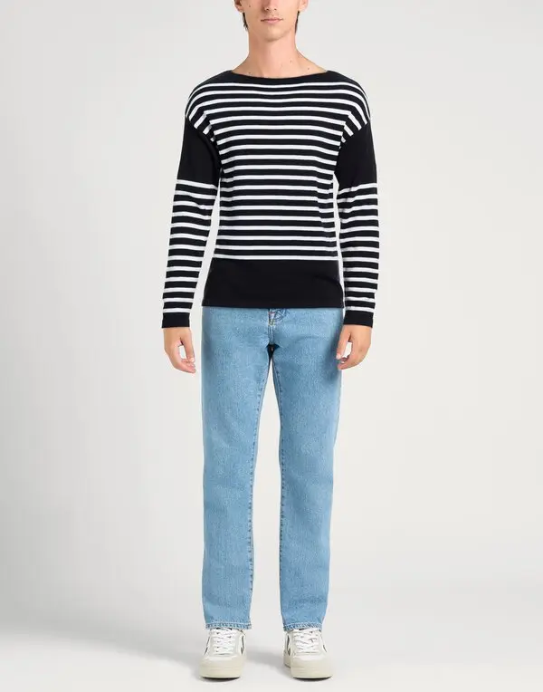 Alpha Studio Striped Knit Sweater