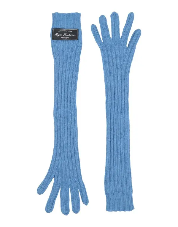 MSGM Ribbed-knit Gloves