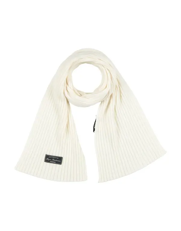 MSGM Scarf Wool, Polyamide - White