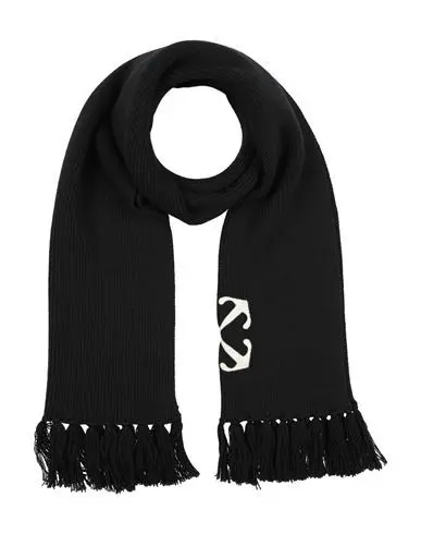 OFF-WHITE™ Off-white Scarf Wool - Black