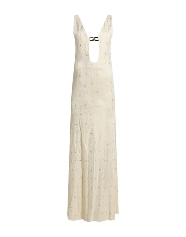 Elisabetta Franchi Maxi Dress - Ivory