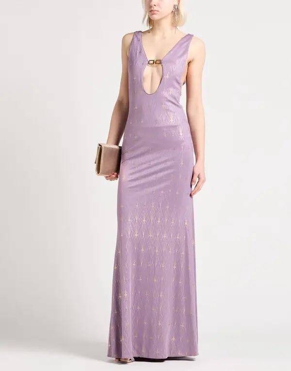 Elisabetta Franchi Maxi Dress - Purple