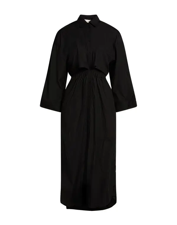 Isabel Benenato Cotton Maxi Shirt Dress