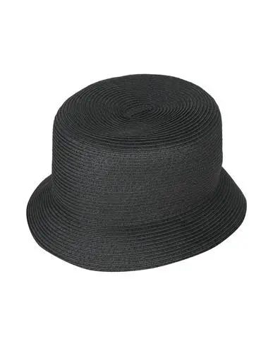 Alpha Studio Raffia Bucket Hat - Black