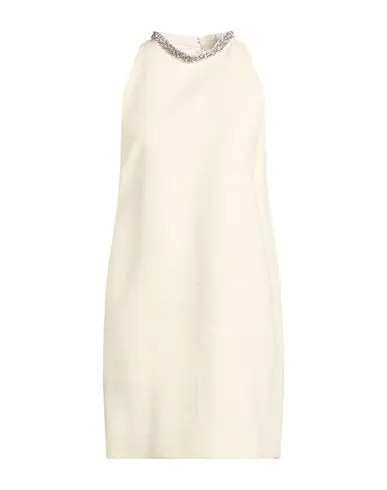 Sandro Embellished Tweed Mini Dress - White