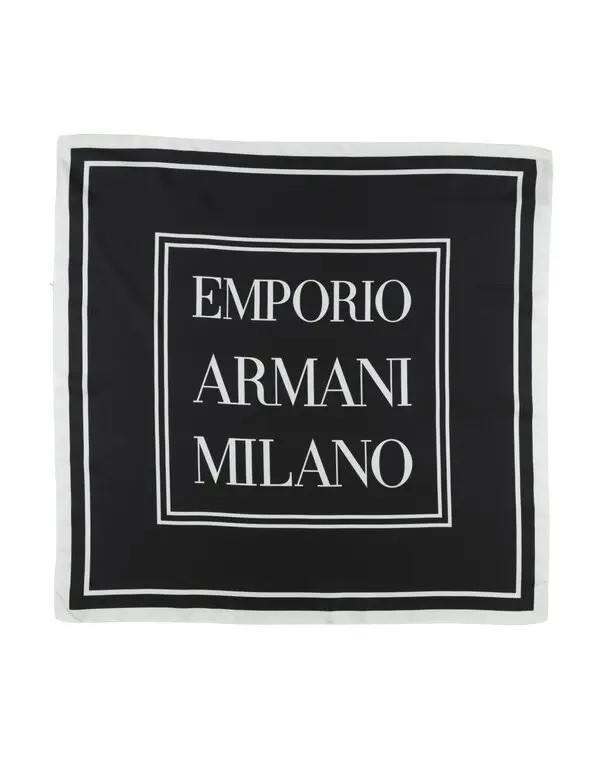 Emporio Armani Scarf Silk - Black