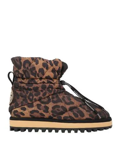 Dolce & Gabbana Padded Leopard-print Ankle Boots