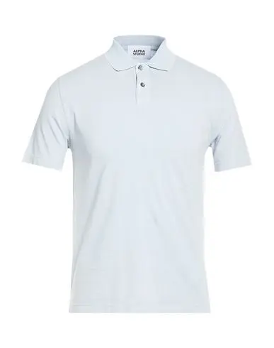 Alpha Studio Polo Shirt Size Cotton - Blue