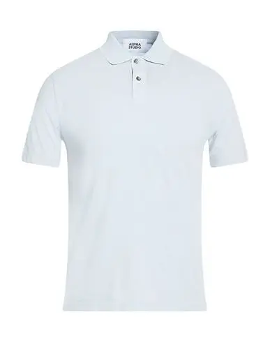Alpha Studio Polo Shirt Size Cotton - Sky Blue