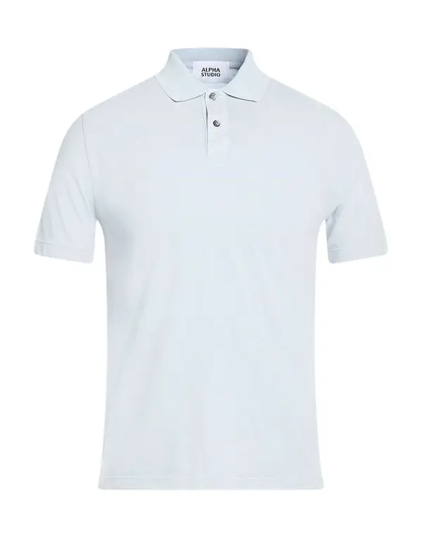 Alpha Studio Polo Shirt Size Cotton - Sky Blue
