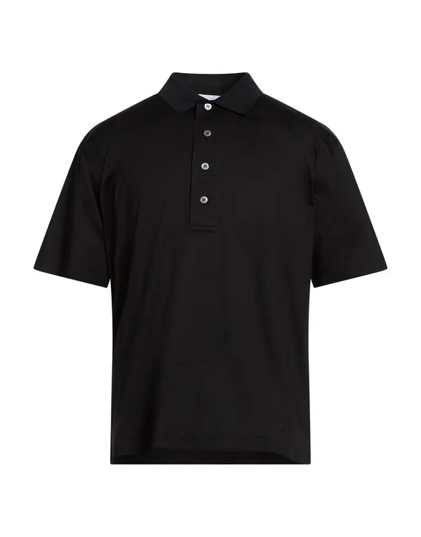 Alpha Studio Polo Shirt Size Cotton - Black
