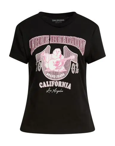 True Religion T-shirt With Print, Crystals And Logo