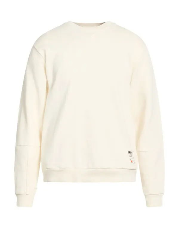 DEKKER Cotton Blend Long Sleeve Sweatshirt - White
