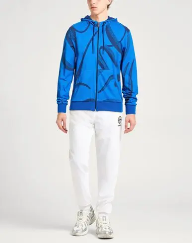 BIKKEMBERGS Cotton French Terry Polka Dot Zip Up Hoodie
